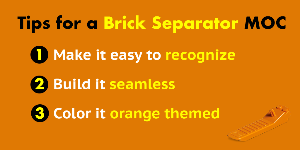 Tips for a Brick Separator MOC | Kayu Builder